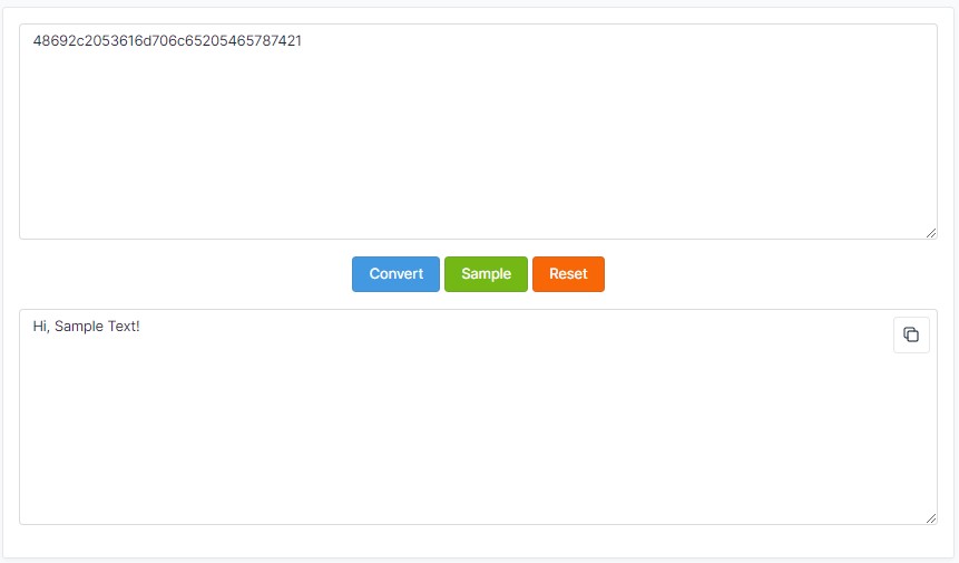 HEX to Text - SEO Converter