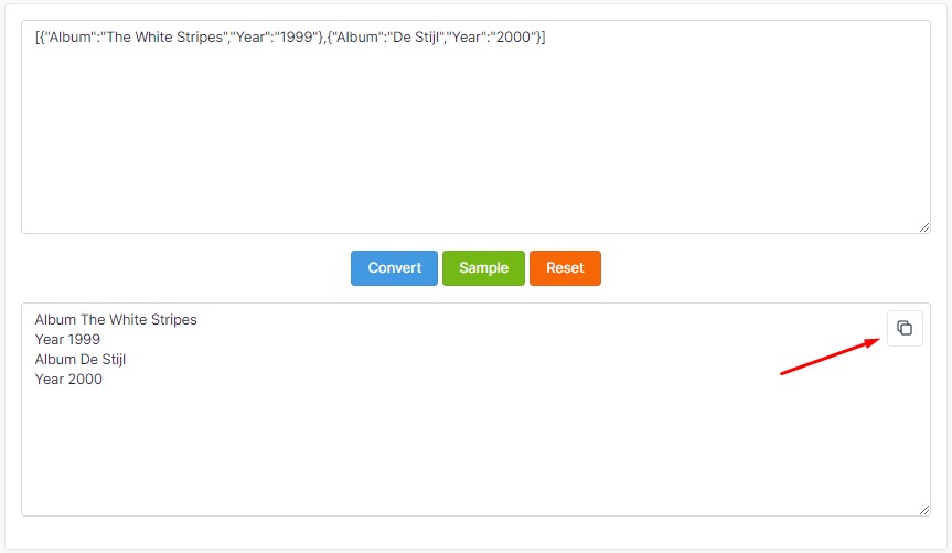 JSON to Text - SEO Converter