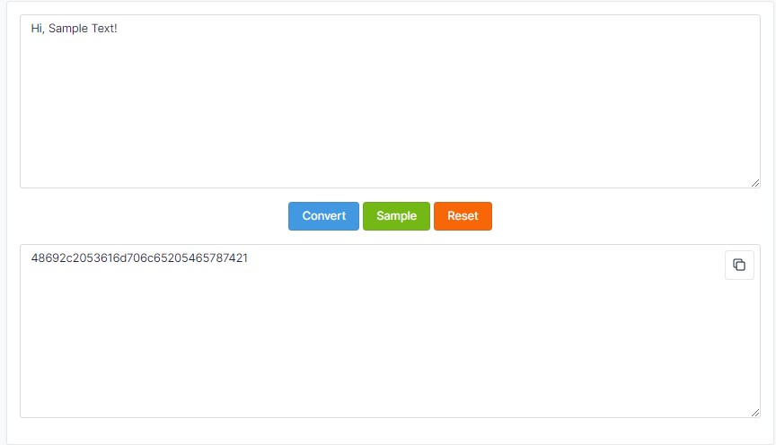 Text to HEX - SEO Converter